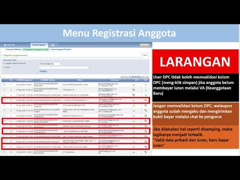 Cara Verifikasi Calon Anggota PMIK, Melihat User dan Password dan Persetujuan Mutasi melalui ...