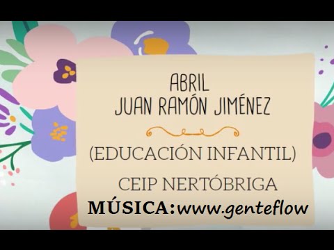 Poesía «Abril» – Aprendemos desde casa