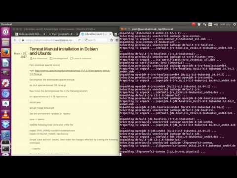 Tomcat Manually install in Debian and Ubuntu (Without apt-get method) | Librarian 3.0