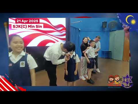 The Launch of the Jalur Gemilang Badge Wearing Gimmick – SJK (C) MIN SIN 槟城明新学校