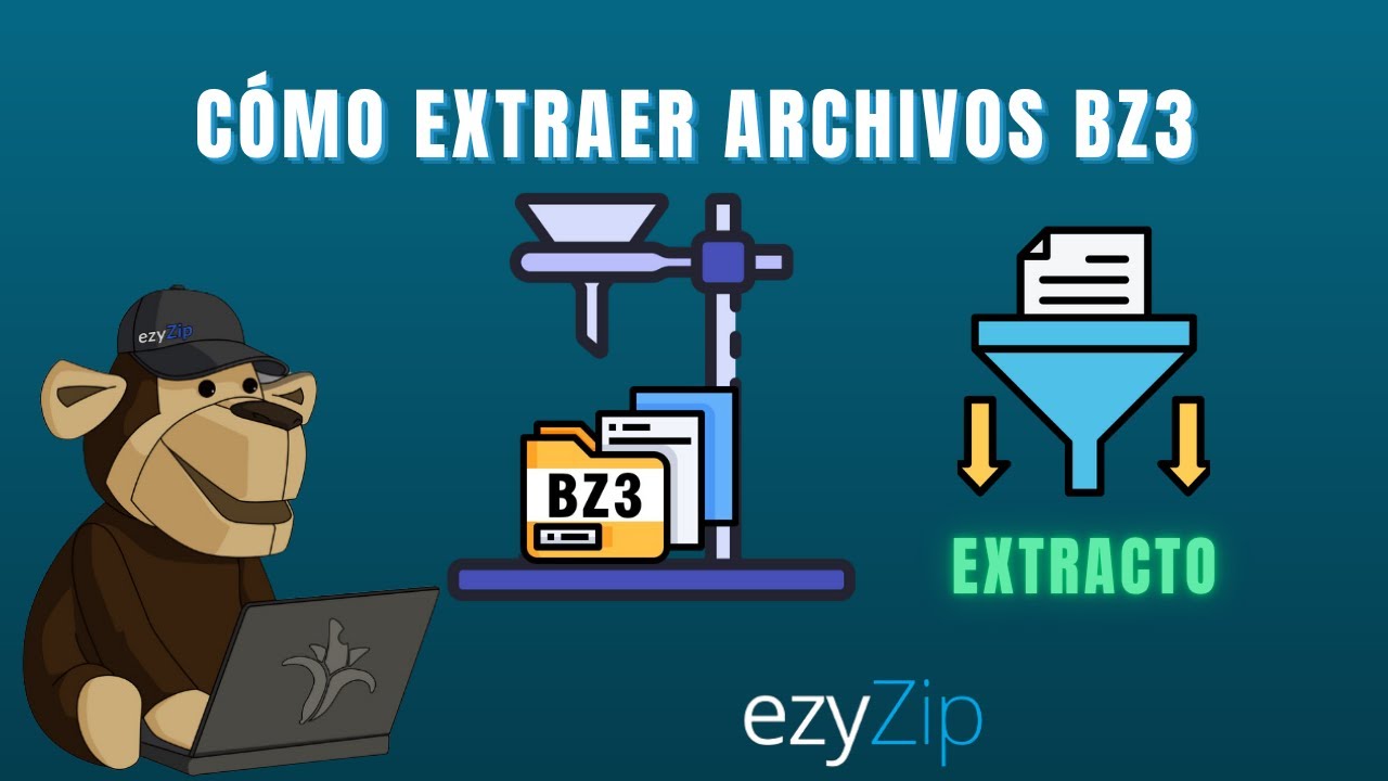 Extraer archivos BZ3 en línea (¡No se requiere registro!) - ezyZip