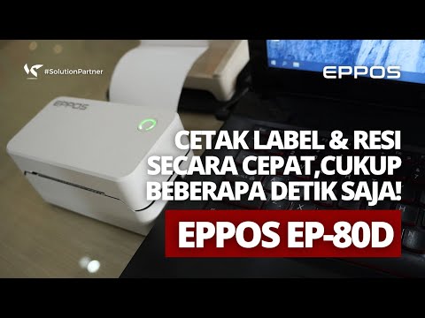 Jual Printer Barcode Thermal EPPOS EP80D - USB Bluetooth [80MM] - Printer Dekstop Barcode ...