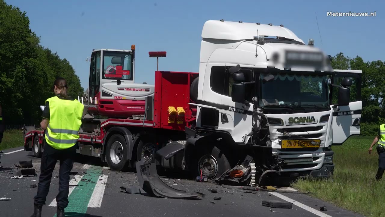 Twee doden na ongeval op N34 bij Annen(Video)