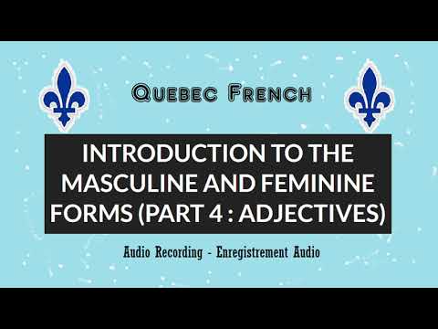 [Level 2] Lesson 10 – Introduction to the Masculine and Feminine Forms ...