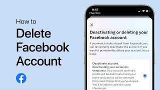 How To Delete Facebook Account on Mobile App - Tutorial