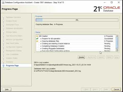 Creating Oracle Database 21c on Windows – Ahmed AbdelFattah Blog