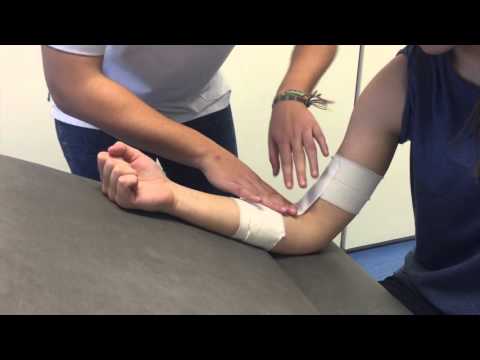VENDAJE FUNCIONAL PARA EVITAR LA EXTENSIÓN DE CODO. – fisioterapia&wellness