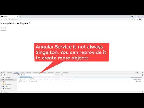 Video – Angular Interview : is Angular Service Singleton ? – Dhananjay Kumar