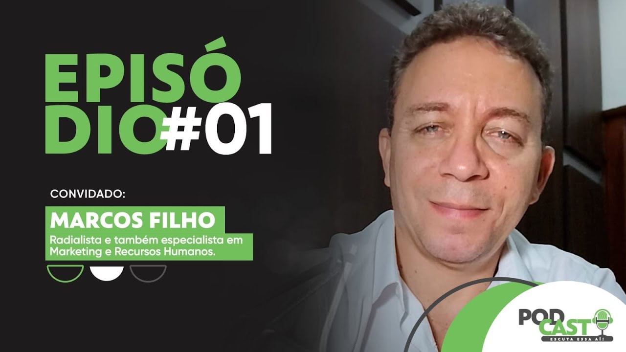 Podcast Escuta Essa Aí estreia com radialista Marco Filho que conta sua trajetória profissional ...