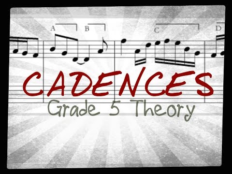 Cadences for Grade 5 Music Theory | I Write The Music