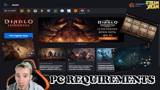 Diablo Immortal PC IOS Android Requirements