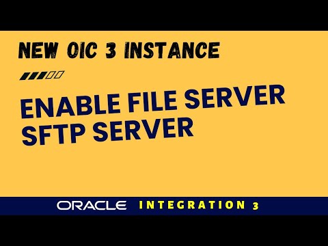 How to Enable File server in Oracle Integration 3 Instance, Enable SFTP server in OIC 3 – BEENUM ...