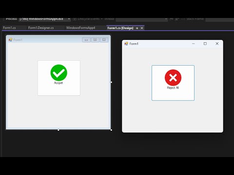 C# WinForms Button Image Switching Tutorial – Programming Code Examples