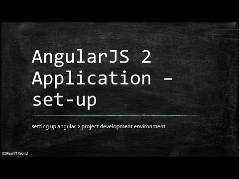 Setting up angularjs 2 and typescript development environment | Nehanth World