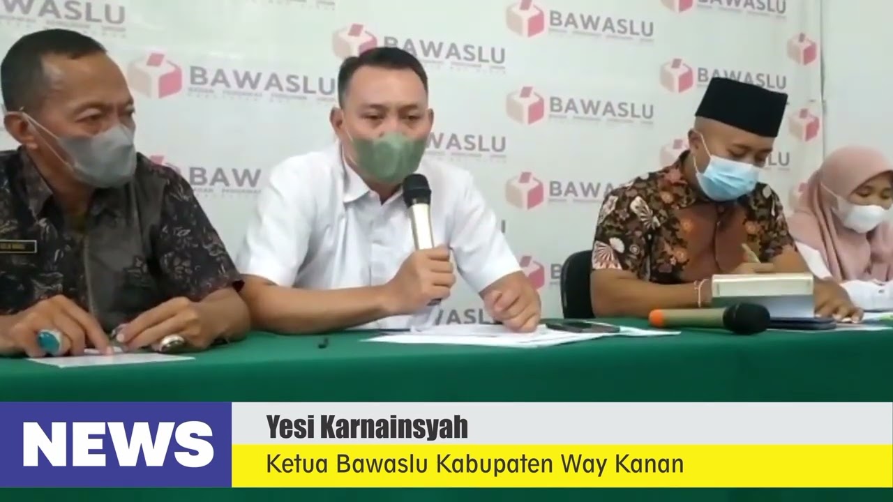 KPU Dan Disdukcapil Jadi Pemateri Rakor Bawaslu Way Kanan – WARTAMU.ID