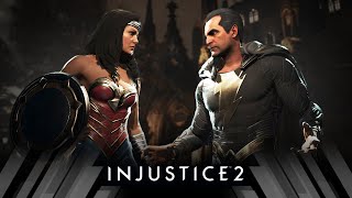 Injustice 2 - Wonder Woman Vs Black Adam (Very Hard)