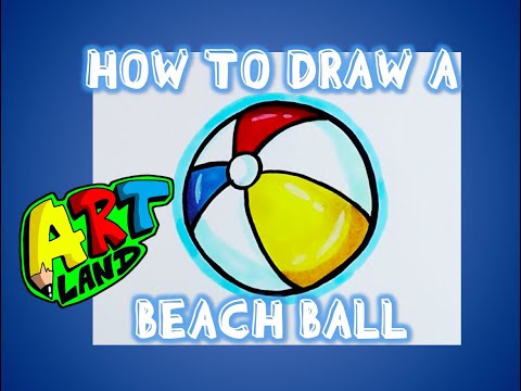 How To Draw A Beach Ball Step by Step – I'm Youtuber – Follow my videos ...