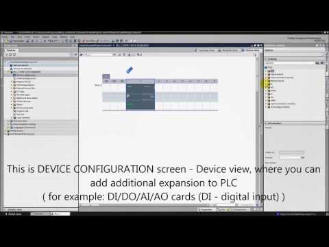 PLC programming tutorial – How to create project in TIA Portal – PLC ONE