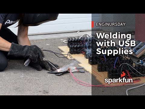 Enginursday: Welding with 60 USB Chargers: A New video by SparkFun Electronics – eLearnTronics