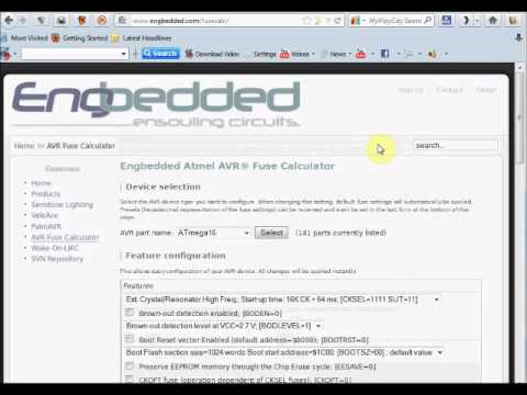 AVR Programming–Tutorial 5–FUSE Bit Setting | alselectro