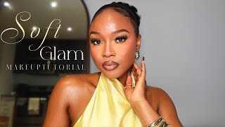 FLAWLESS SOFT GLAM MAKEUP TUTORIAL FOR BROWN SKIN | Step-by-step talk through