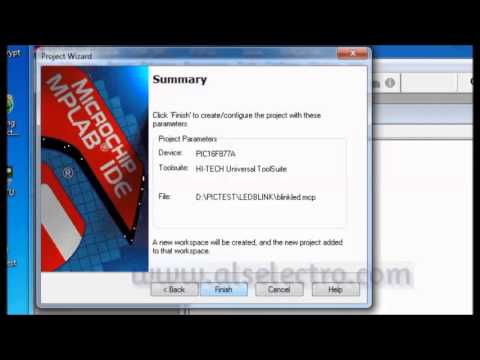 PIC Microcontroller Programming–Part 2 Creating Hex file from C code | alselectro