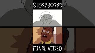 Breaking Big storyboard/final video comparison