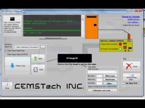 AVR Programming Tutorial 7-AVR Burner Software | alselectro