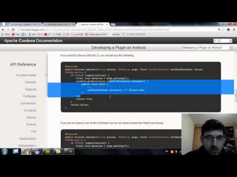 phonegap plugin with callback context (CallbackContext) to trigger an update from native java to ...