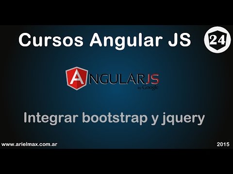 24 Cursos de Angular JS – Integrar bootstrap – ArielMax 2025 – v5.0