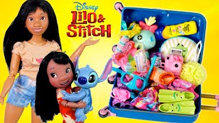 Lilo & Stitch Barbie Dolls Packing for Vacation