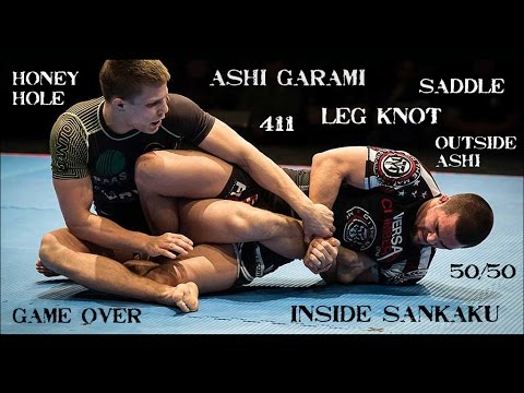 A Guide To The Main Leglock Positions: Ashi Garami, Saddle, Leg Knot, 50/50, Outside Ashi MMA ...