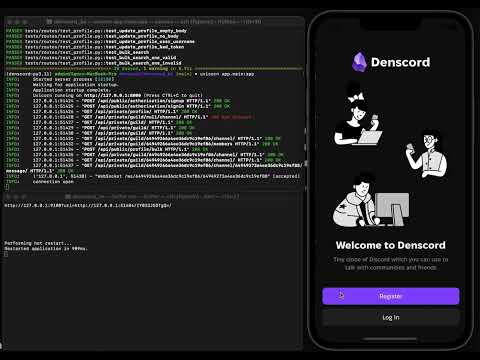 GitHub - denver-code/denscord_fe: Tiny Discord Clone using Flutter, FastAPI and MongoDB [Frontend]