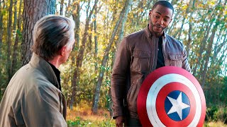 Old Steve Rogers Gives Shield to Sam Wilson - "How Does It Feel?" - Avengers: Endgame Ending Scene