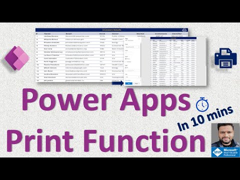 Power Apps Print Screen – Deepak Shrivastava