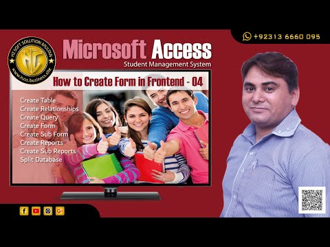 Session 04. How to Create a Form with MS Access Using VBA in Hindi / Urdu? – HZ Soft Solution