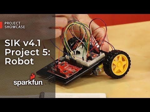 Project Showcase: SIK v4.1 Project 5: Robot: A New video by SparkFun Electronics – eLearnTronics