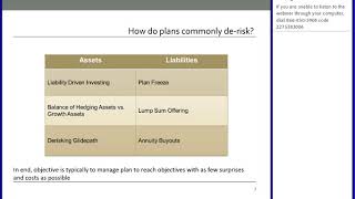 Pension Risk Management—A New Frontier