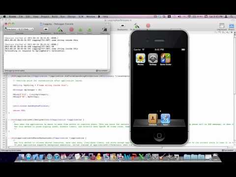 Logging in iOS SDK – Learning the Basics – Explained Through Video | Vandad NP