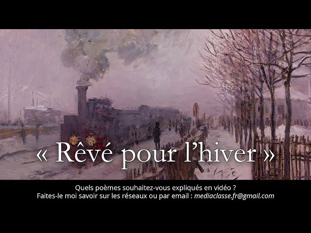 Cahiers de Douai, Rimbaud : 🔎 Rêvé pour l'hiver (Explications et commentaires détaillés)