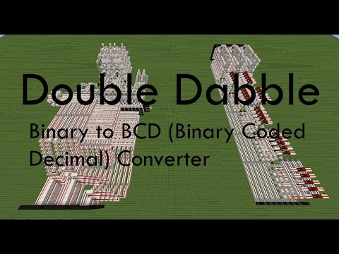 Double Dabble Circuit Minecraft Project