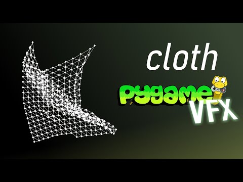 Cloth in pygame – python programming