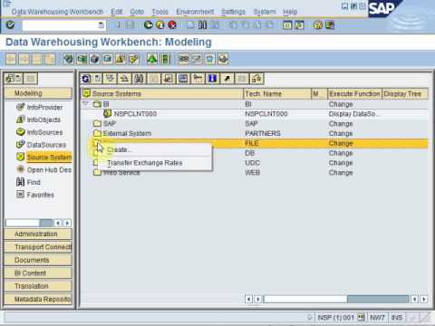 Creating Flat File Source System | Step by Step Learn SAP BW/BI 7