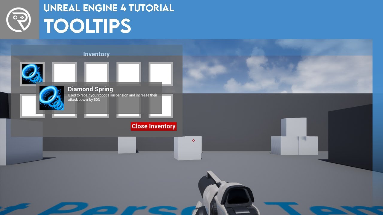 UE4 UI Tooltips Tutorial – YouTube – DarknessFX GameDev – DFX.lv