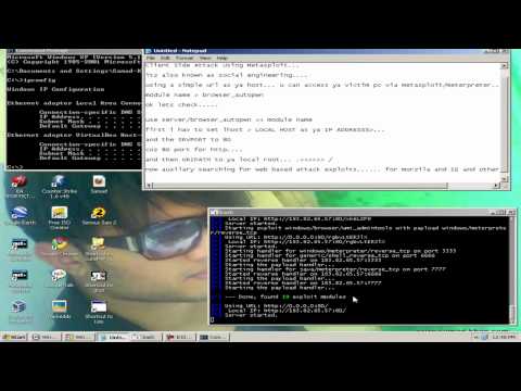 Threaded Mode | Linear Mode Metasploit Client Side Attack Using AutoPwn (For NewBies) | clickwatson