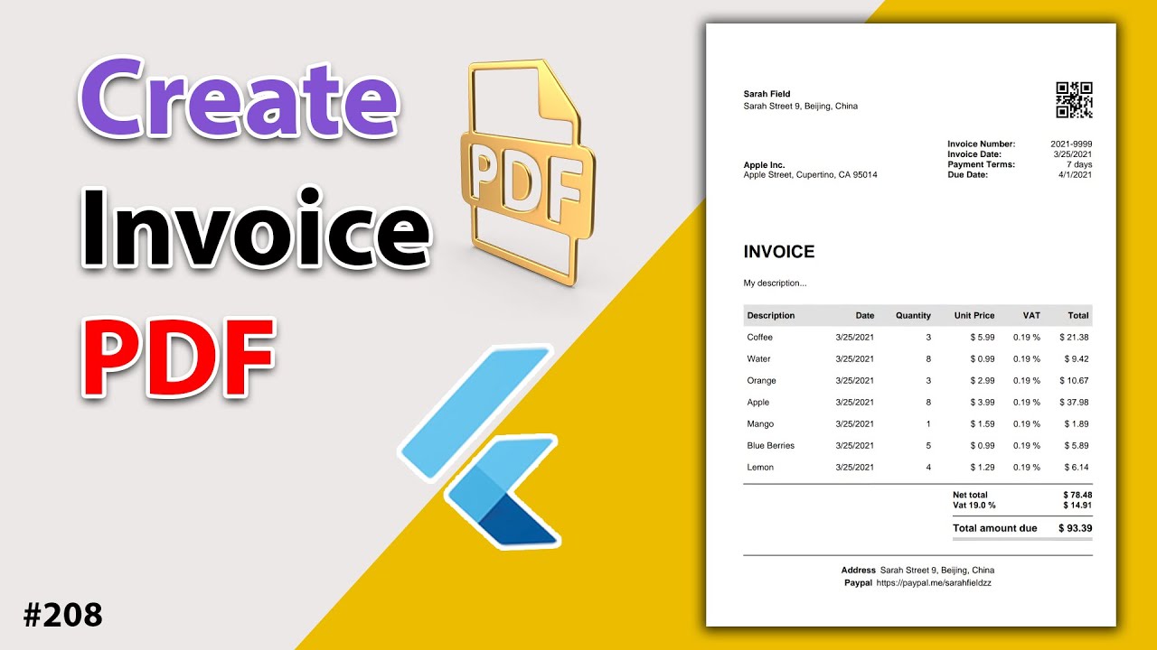 GitHub - JohannesMilke/generate_pdf_invoice_example: Create an Invoice ... GitHub - JohannesMilke/generate_pdf_invoice_example: Create an Invoice ...