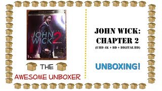 John Wick: Chapter 2 (4K UHD + BD + Digital HD) unboxing!