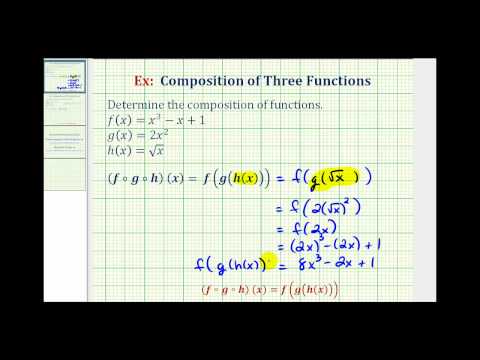 Ex: Find and Evaluate a Composition of Three Functions | Math Help from Arithmetic through ...