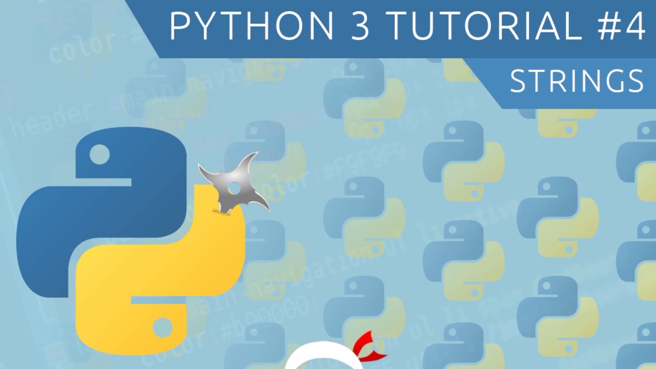 Python 3 Tutorial for Beginners #4 - Strings