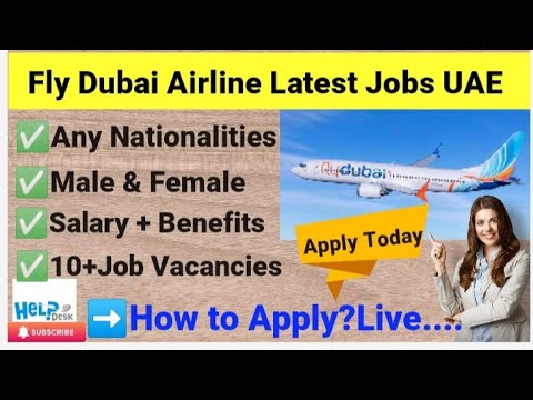 Fly Dubai Latest Jobs Dubai UAE || How to apply Fly dubai jobs || Flydubai jobs || Dubai jobs || dxb